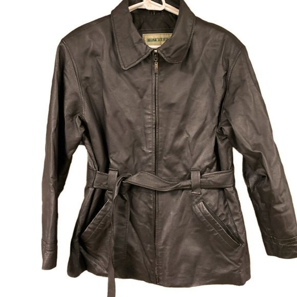 Liz Wright | Jackets & Coats | Vintage Fitz Wright Leather Jacket ...